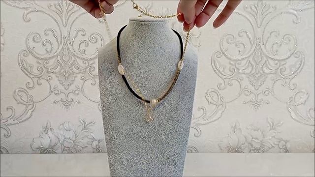 Колье чокер с цепочкой. Авторские украшения