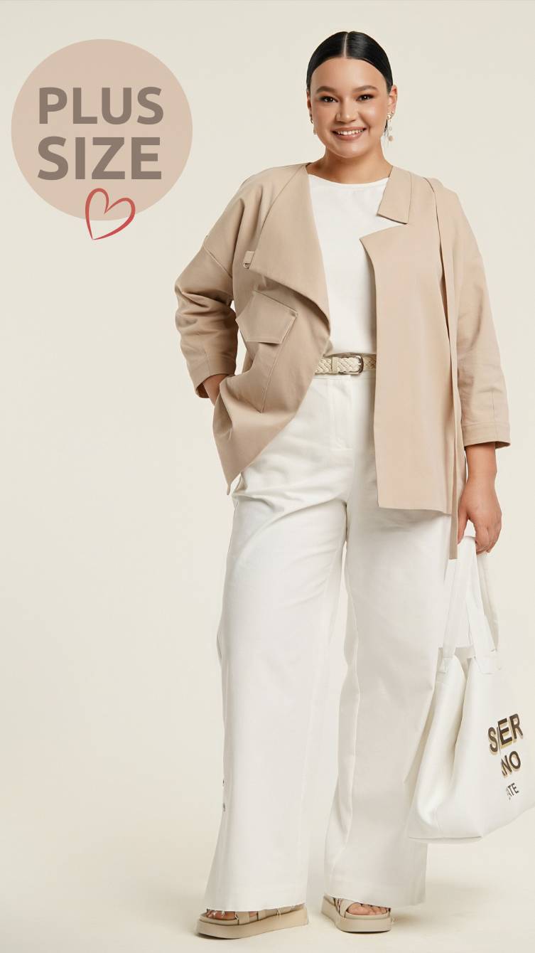 Стильный брючный костюм на лето