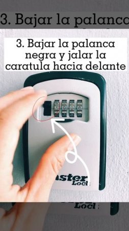 ¿Cómo funciona / abrir un MASTER LOCK (caja de seguridad) para llaves?