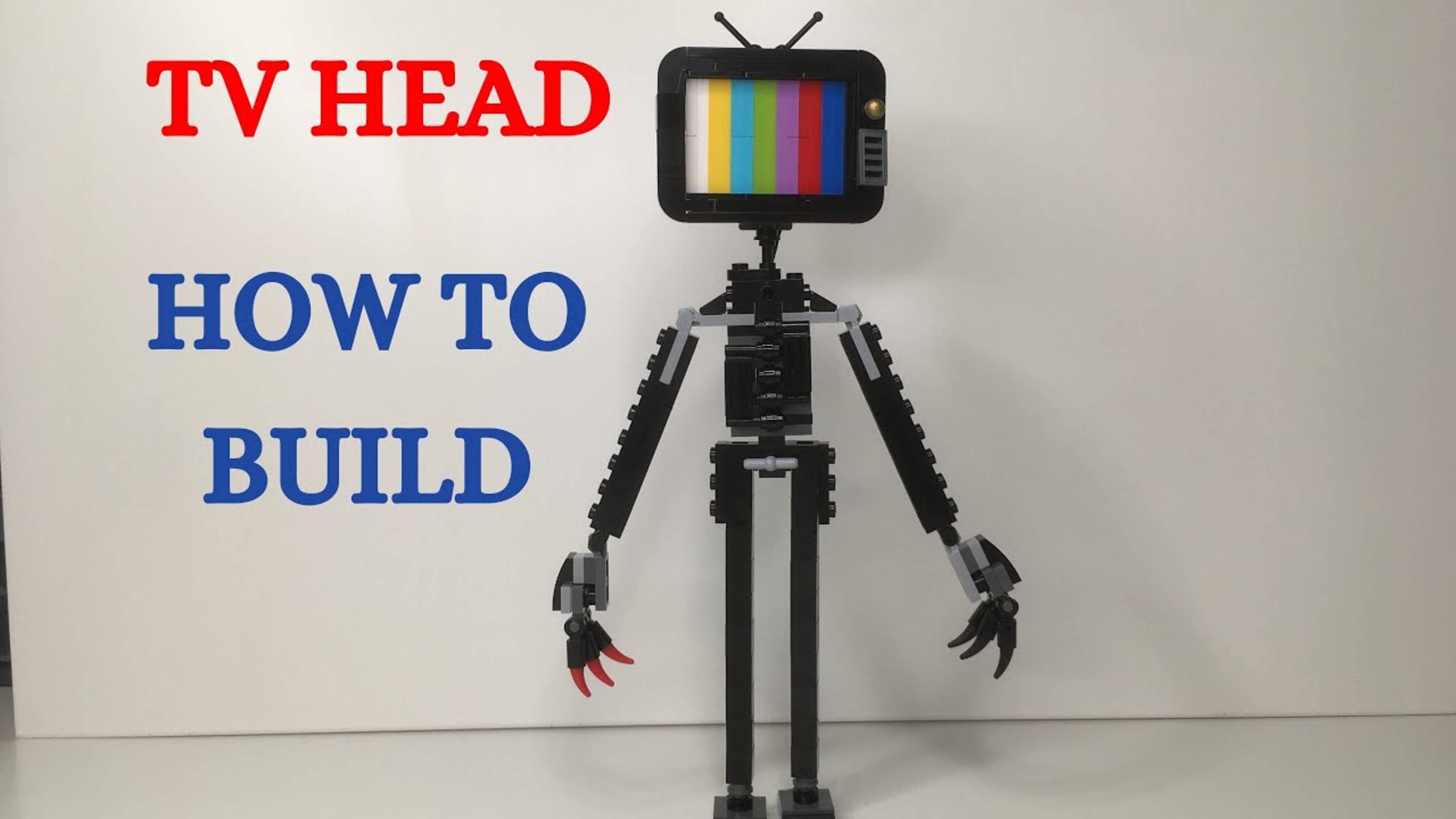 ТелевизорГоловый из Лего _Как сделать LEGO TV HEAD