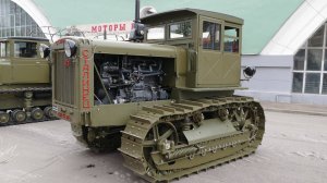 Презентация трактора Сталинец С-65 на выставке "Моторы Войны", апрель 2024