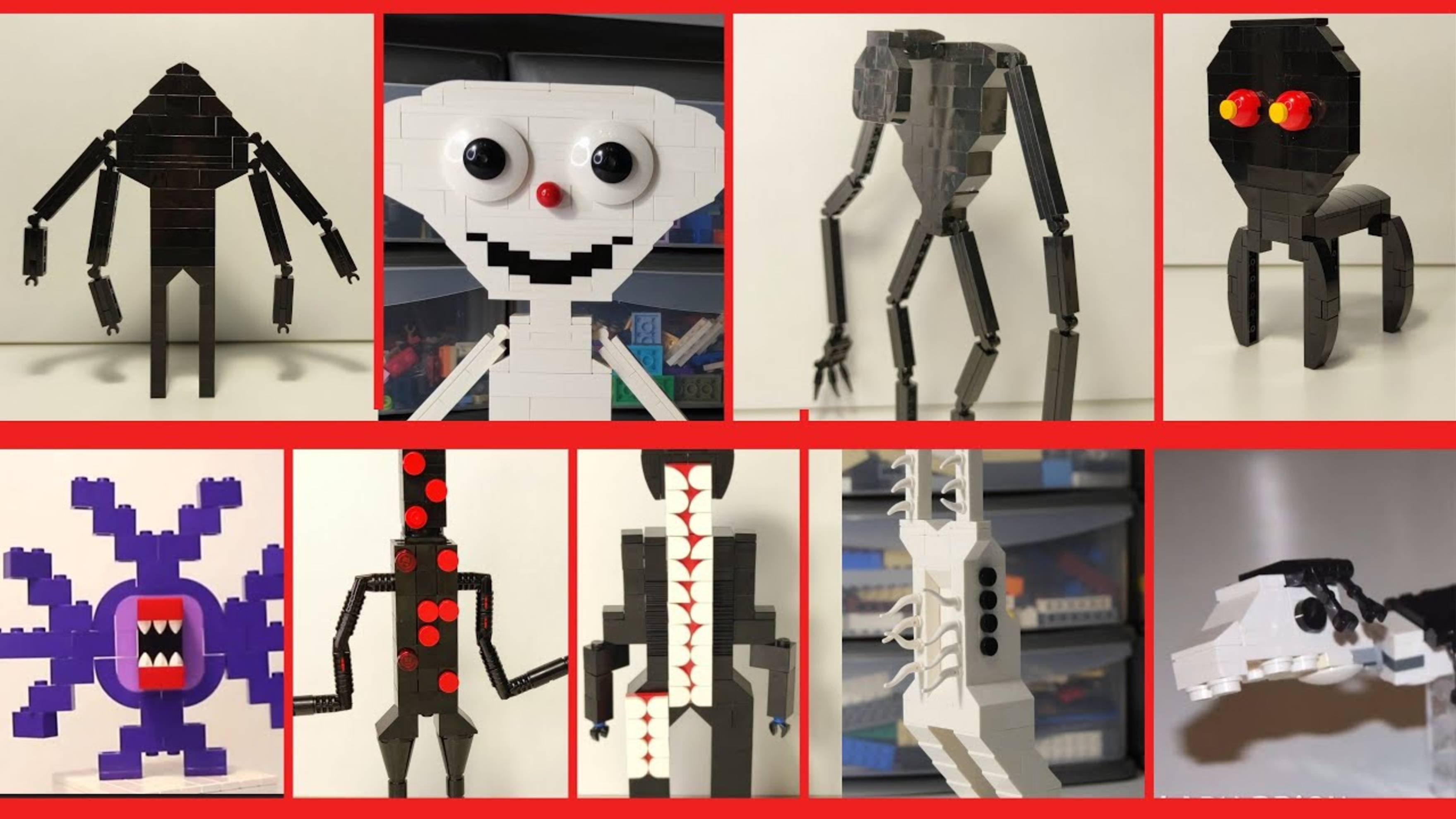 Все виды монстров Тревора Хендерсона. 2 часть. Lego. Самоделки. How to make. Scp.