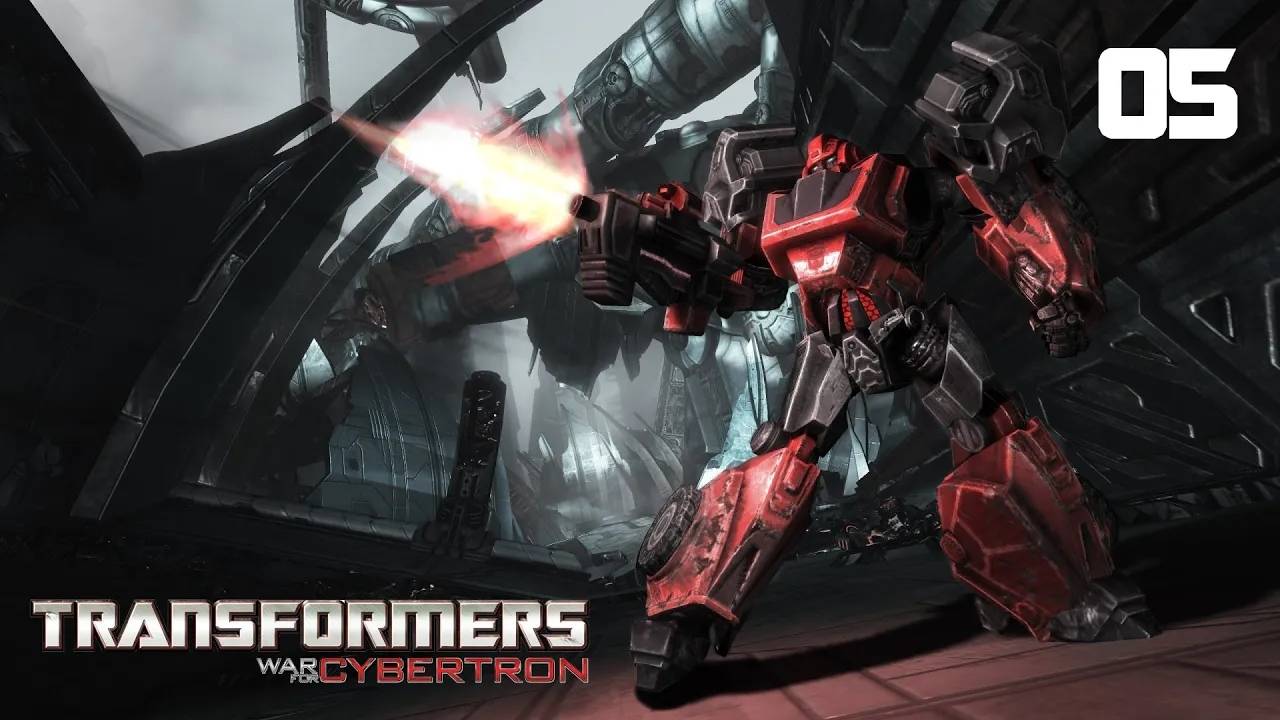 Transformers War for Cybertron Прохождение Без Комментариев #5: Разрушенный Иакон [2/2]