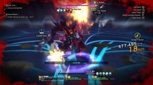 SAO Alicization  Lycoris lvl 999 Gleam-Eyes vs. 2-Handed Sword Chain Burst Dmg