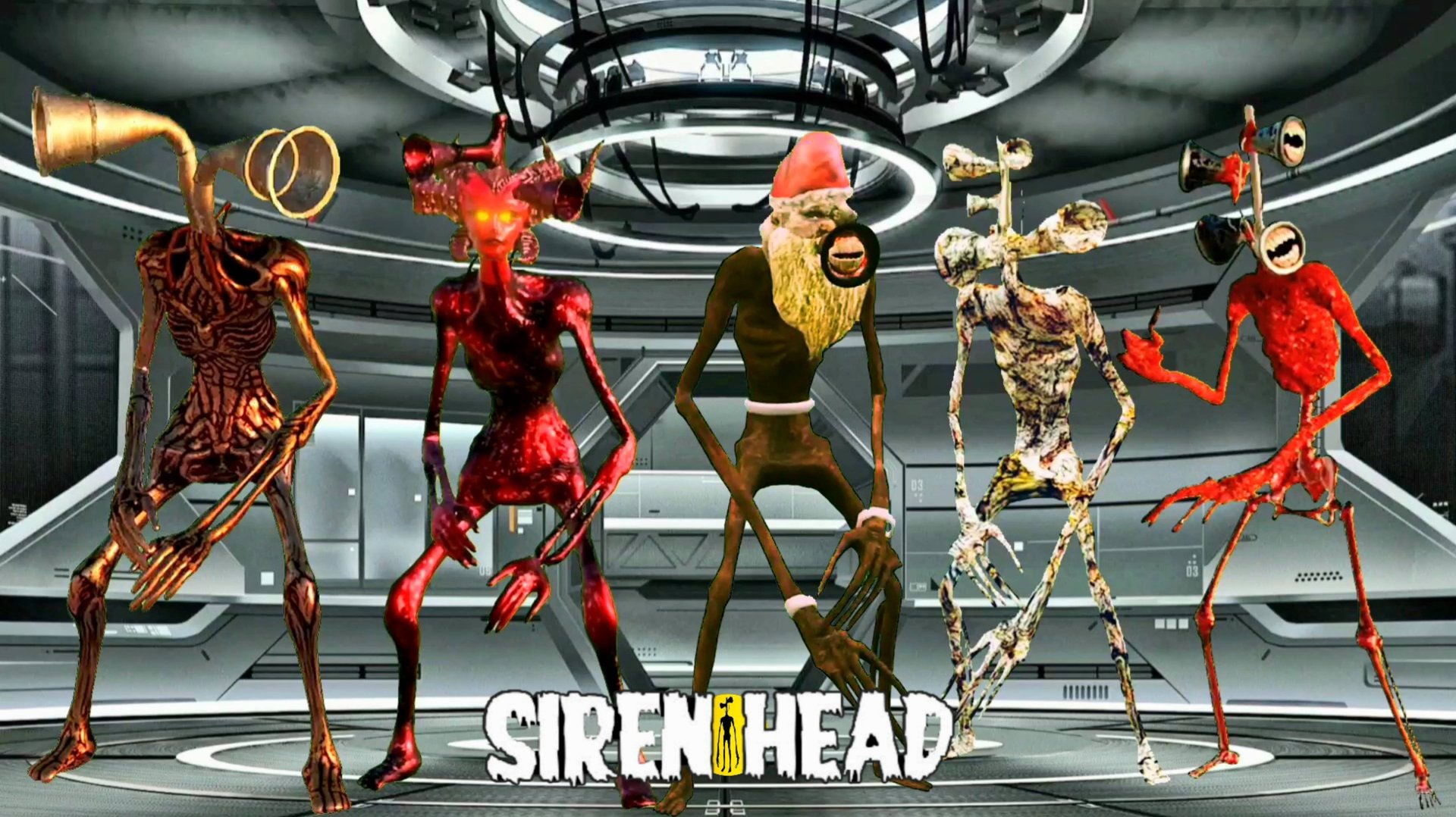 Сиреноголовый все виды. SIREN HEAD. Сиреноголовый Тревора Хендерсона.