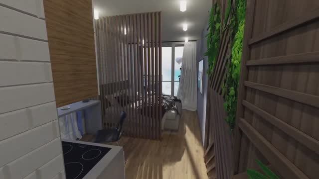 3D моделирование квартиры студии в Сочи