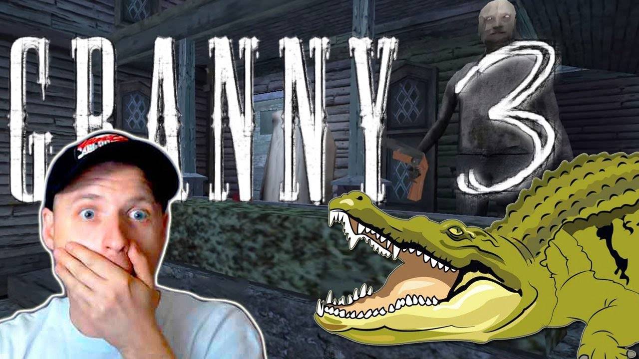 ГРЕННИ 3! ПЛОХАЯ КОНЦОВКА С КРОКОДИЛОМ! GRANNY 3