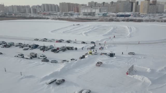 Второй этап по зимним трековым гонкам. Алебашево