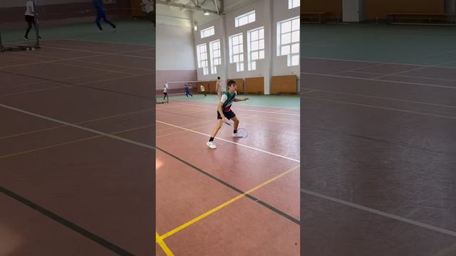Утренняя тренировка №2. Сборы, весна. 2024 #badminton #sport #sports #shortvideo #training