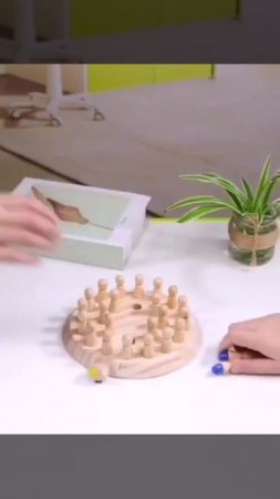 Kids party game Wooden Memory Match Stick Chess Game