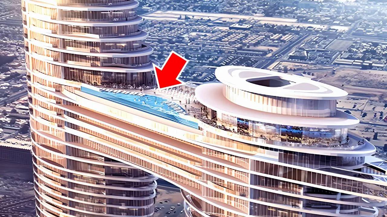 Address Sky View Hotel Dubai - Infinity Pool with Burj Khalifa View (4K Tour & Vlog)
