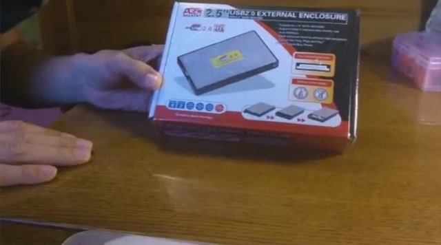 Внешний корпус (контейнер) для жесткого диска (HDD) 2,5" AGESTAR SUB2A11 с замком..