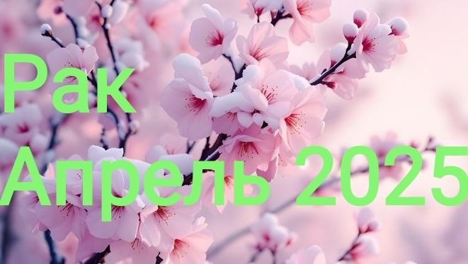 Рак. Апрель 2025 год. 🔮🔮🔮