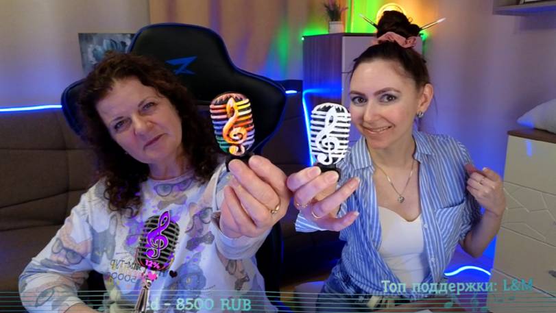 🤫СЛС-5🤫Секретный ламповый стрим 🤫 🎨Раскрашиваю микрофончики🎨🎙️🎨, общаюсь и слушаю музыку🎵