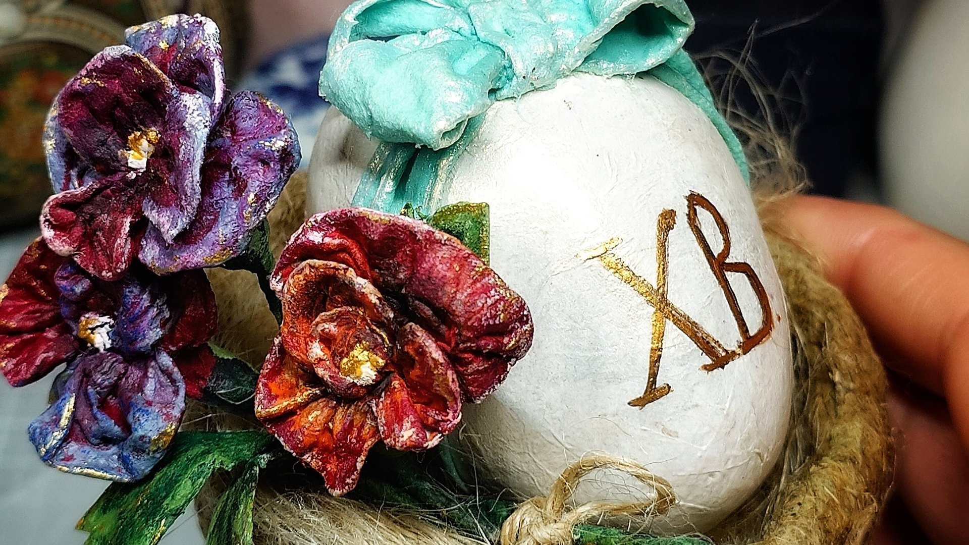 Бесплатный МК " Пасха. Анютины глазки". Эпизод 2.