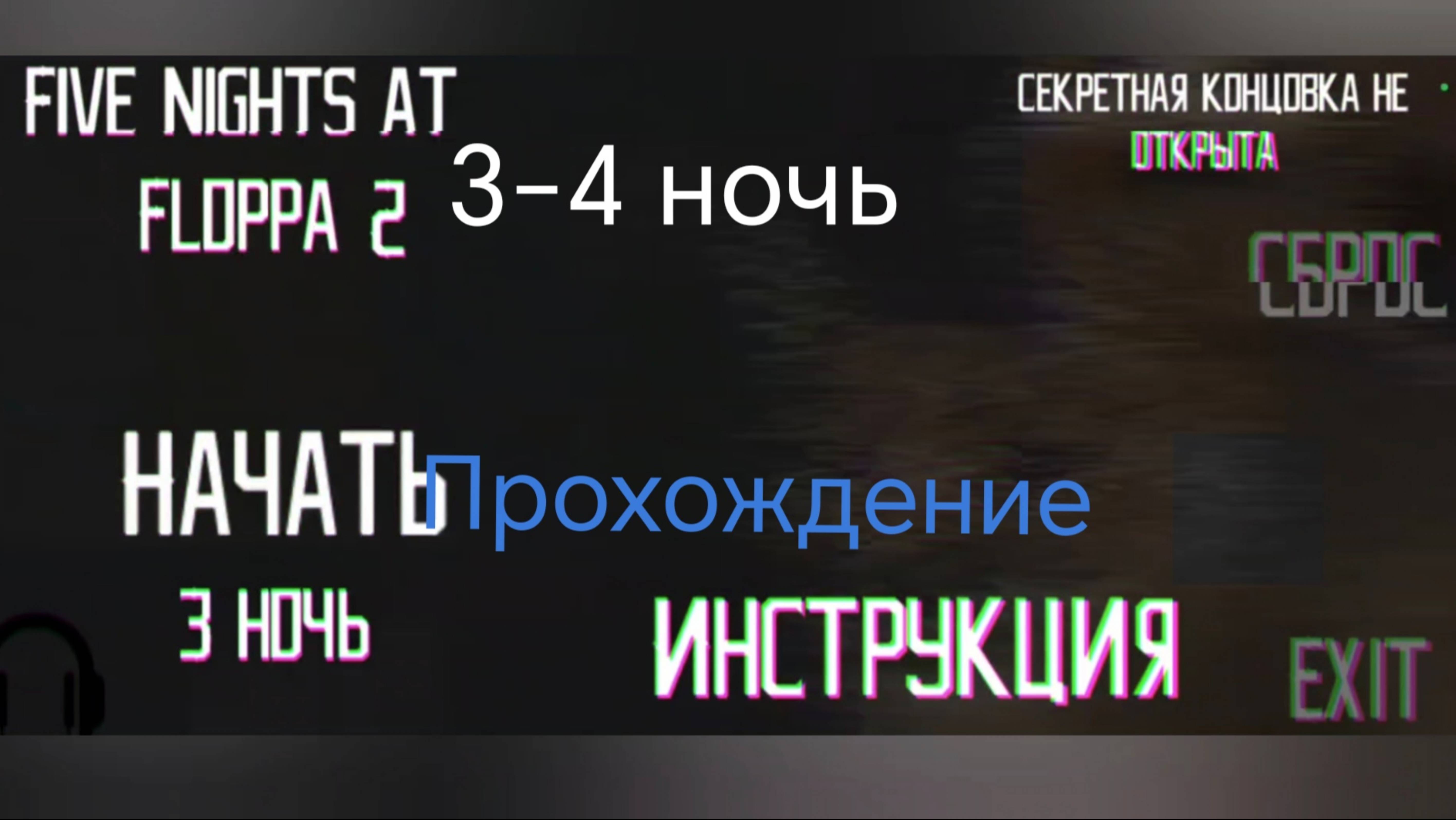 Пять ночей с шлёпой. 3-4 ночь. Прохождение