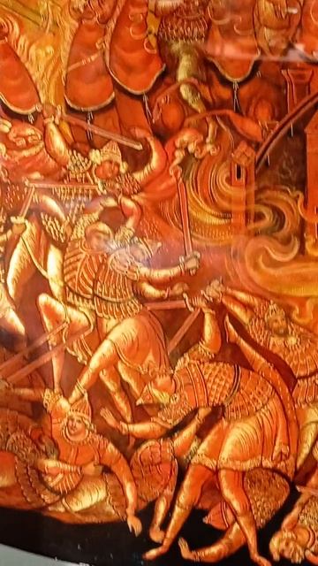 Междоусобица. Батальная сцена. Палех.