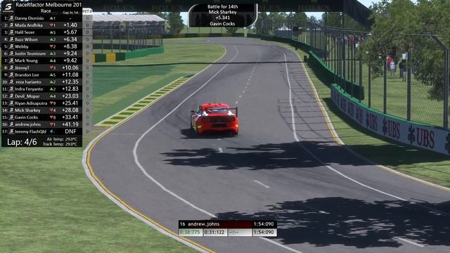 rFactor 2 FVR v8 Supercars 2019 mod Melbourne Race 2 auto TV cam 11 04 2020 - смотреть видео ...