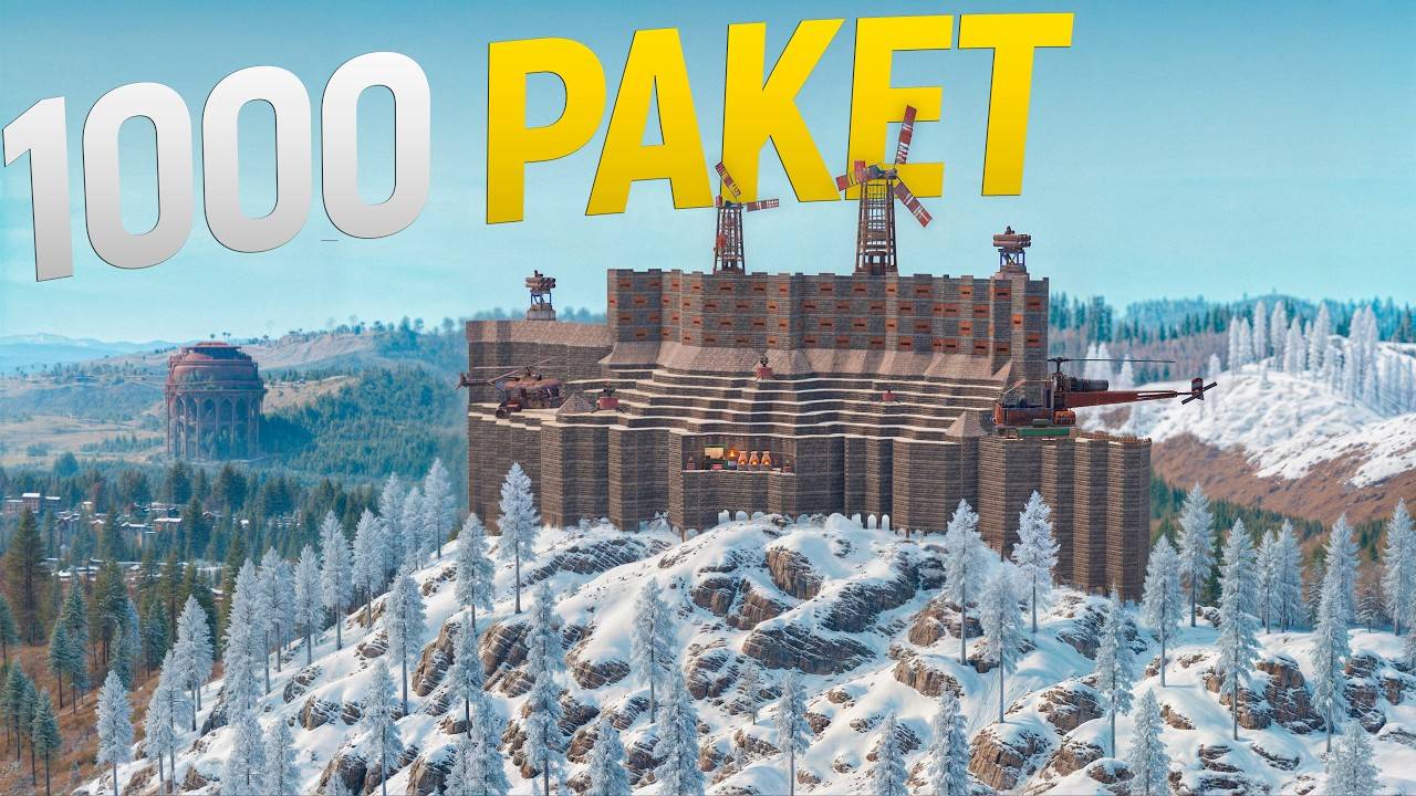 ОГРОМНЫЙ ДЕРЕВЯННЫЙ ДОМ на 1000 РАКЕТ со СКРЫТЫМ БУНКЕРОМ ВНУТРИ в игре Rust Раст - смотреть ...