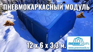 Пневмокаркасный модуль 12 х 6 х 3,3 м.