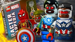 💭Lego MARVEL Character Encyclopedia Book. Энциклопедия Лего Марвел и Эксклюзивная мини-фигурка.
