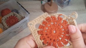🧶Бабушкин квадрат 2025_ март и итоги✅