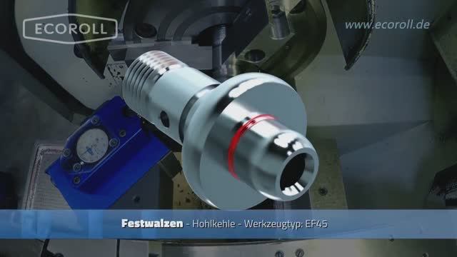 ECOROLL Упрочнение переходного радиуса инструментом типа EF45