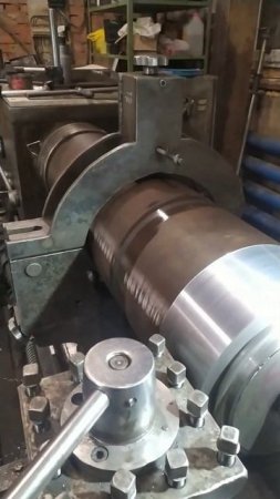 Ремонт гидроцилиндра. Изготовление гильзы. #machine