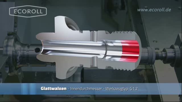 ECOROLL Накатное полирование – Роликовое выглаживание отверстия инструментом типа G1.2