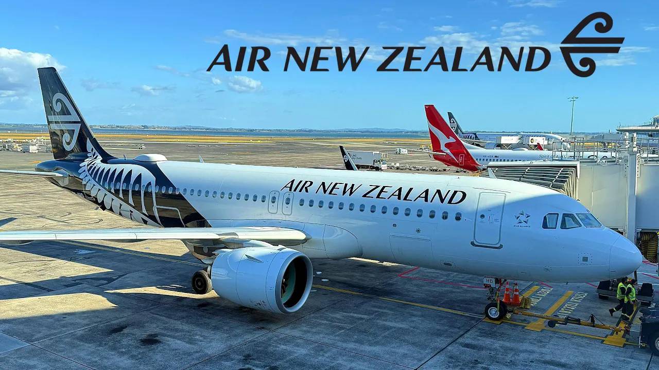 Christchurch CHC - Auckland AKL Air New Zealand Airbus A320 [Full Flight Report]