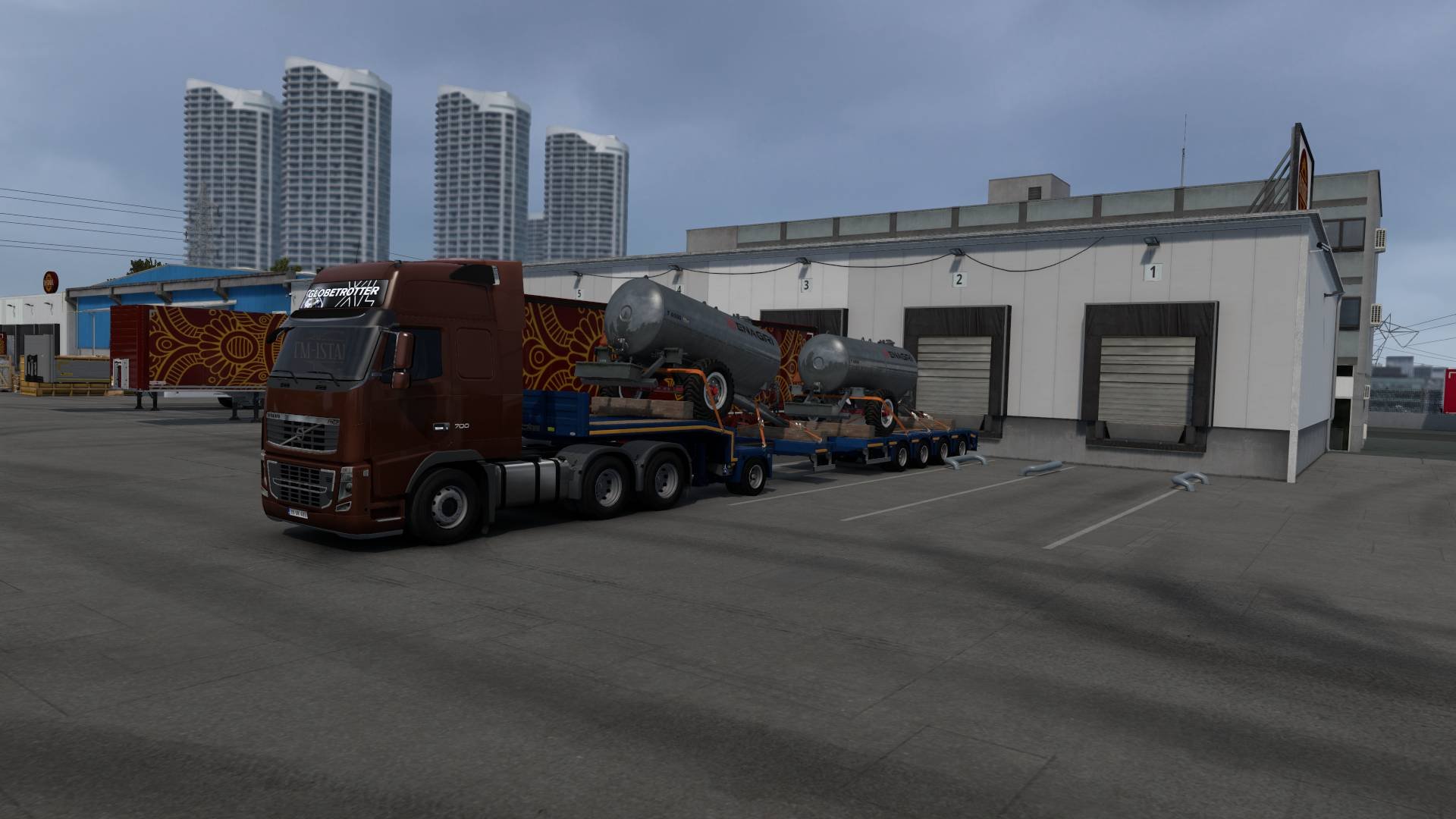 ETS 2 : Второй груз в Турции - Стамбул - Эдирне : Груз Цистерна для воды