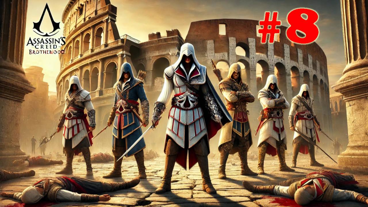 Assassin's Creed Brotherhood ➤ прохождение №8 | Арбалет | Переодевание | Убил Хуана Борджиа |