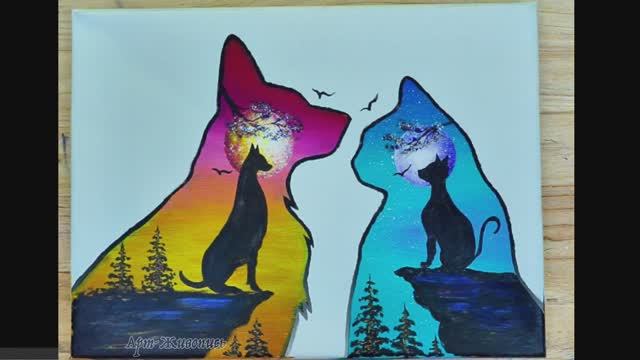 Завораживающая Картина Акриловыми Красками