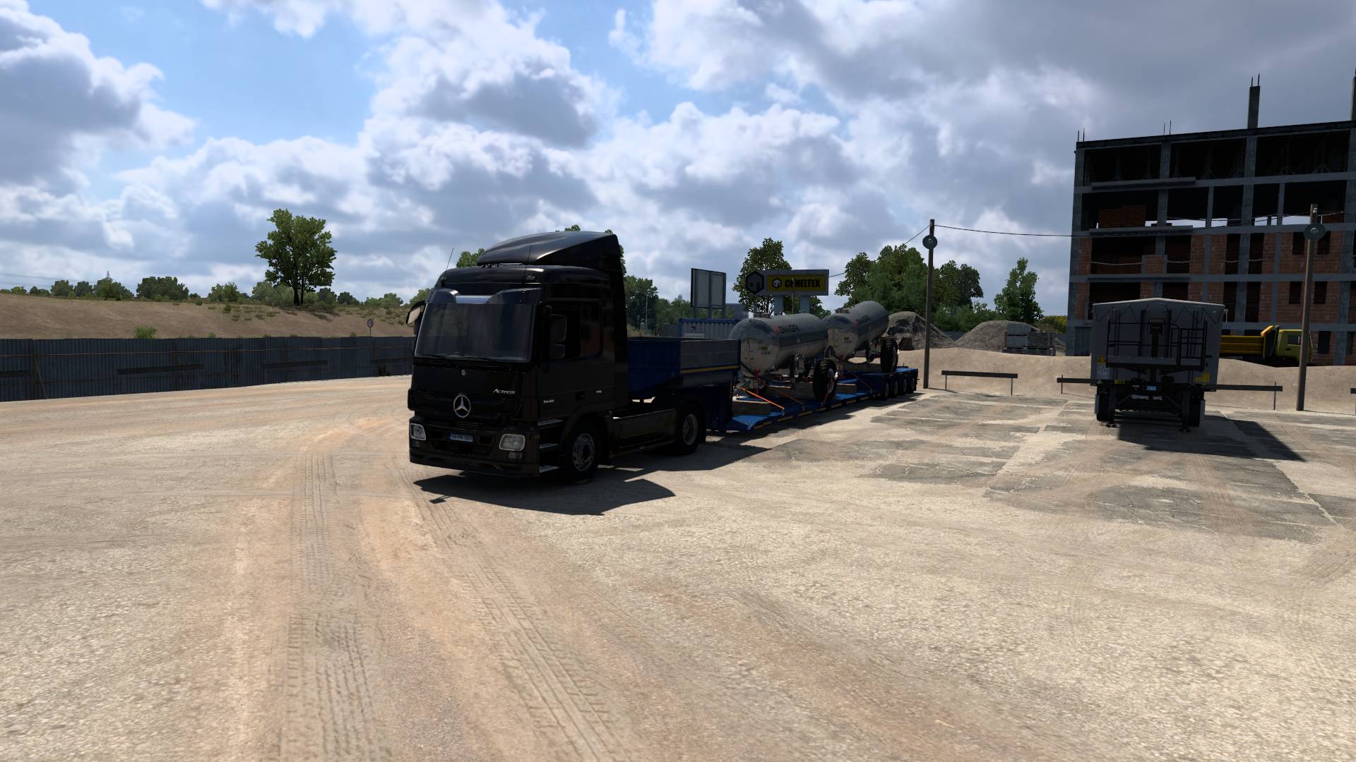 ETS 2 : Третий груз в Турции - Эдирне - Бургас : Груз Цистерна для воды