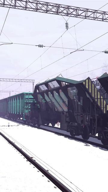 Trainz 22, «ВЛ80С-1770 проходит станцию Новообзаково»