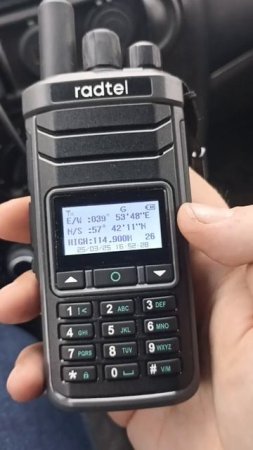 Второй тест модуля #GPS серии 71 на станции @Radtel #rt860 #hamradio #радиолюбитель #glonass #bds