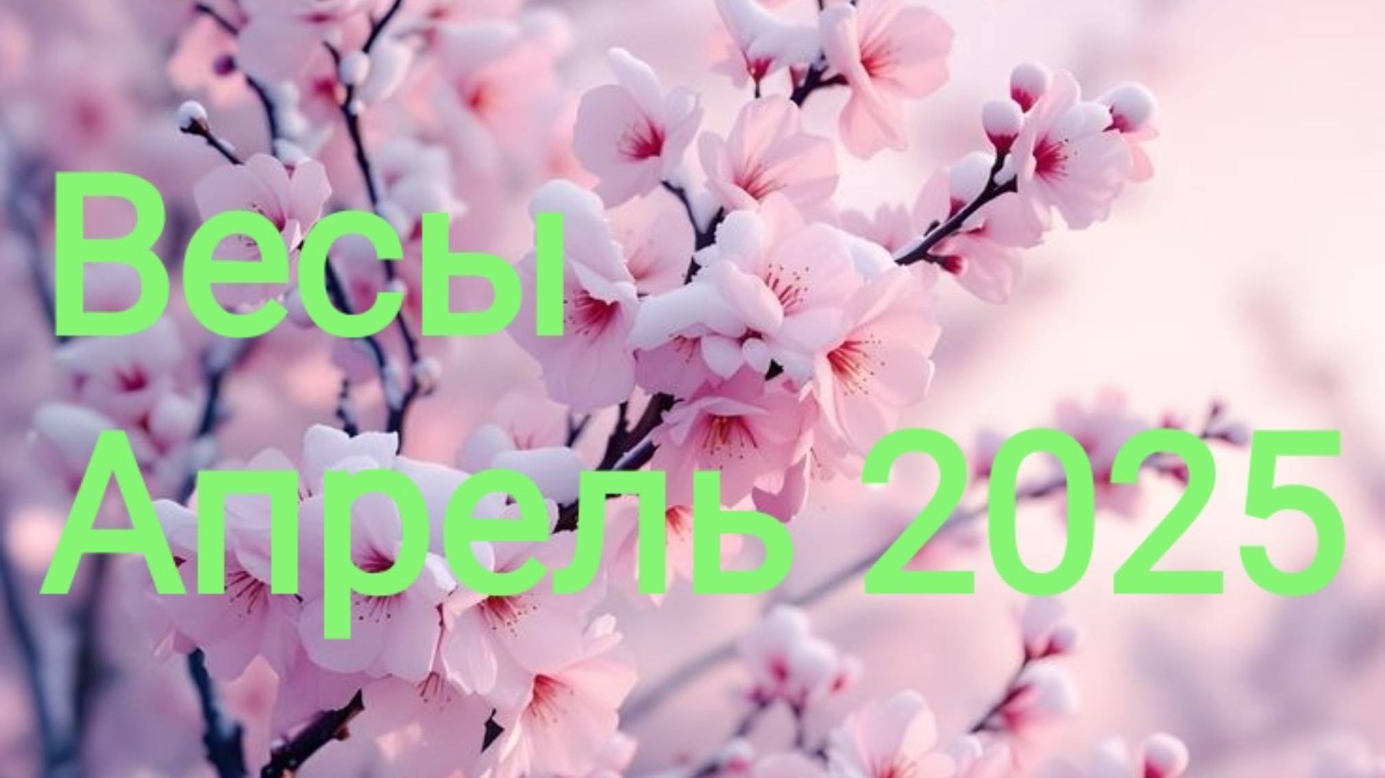 Весы. Апрель 2025 год. 🔮🔮🔮