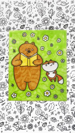 Вот что получилось… Такой милоты ты ещё не видел! 🐻🦊✨