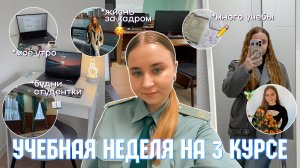 УЧЕБНАЯ НЕДЕЛЯ СТУДЕНТА на 3 курсе/стади виз ми/МОЁ УТРО перед учебой/будни студента в Москве/#study