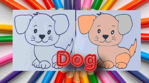 Как нарисовать собачку! dog