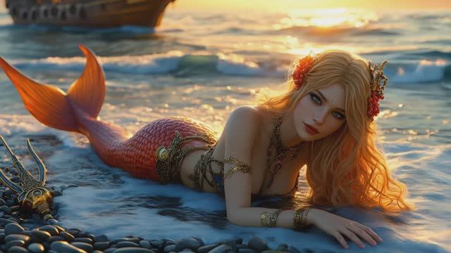 Шепот приливов: Очаровательная фантазия о русалках