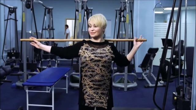 Шея_упражнения с палкой