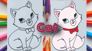 Как нарисовать кошечку! cat