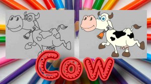 Как нарисовать корову! cow
