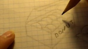 Рисуем пончики|Draw donuts|Very easy|Lina life