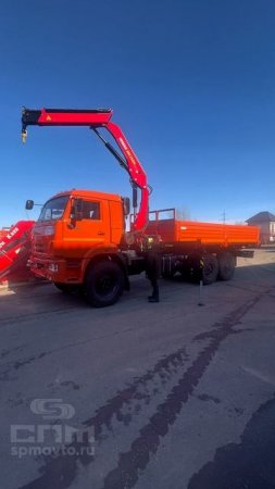 Демонстрация работы Бортовых грузовиков КАМАЗ 43118-48 с КМУ ИНМАН ИМ 150N - производства СПМ