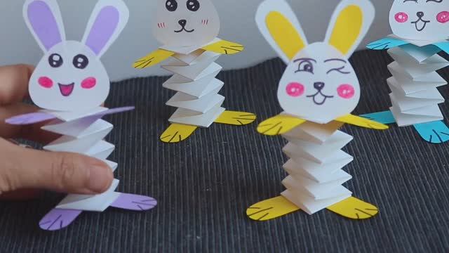 Как создать Кролика из бумаги 🐰