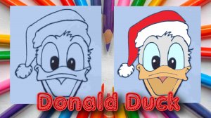Как нарисовать утку Дональдака! donald duck