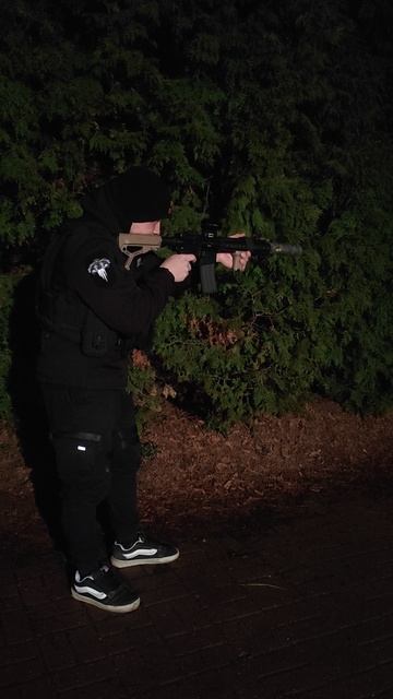 Tokyo Marui MK18 MOD.1 GBBR shooting