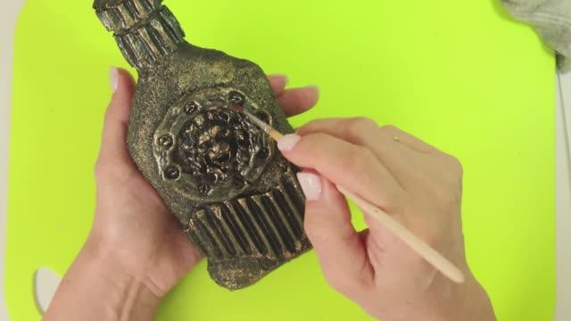 🏺Декор Бутылки Своими Руками Подручным Материалом.